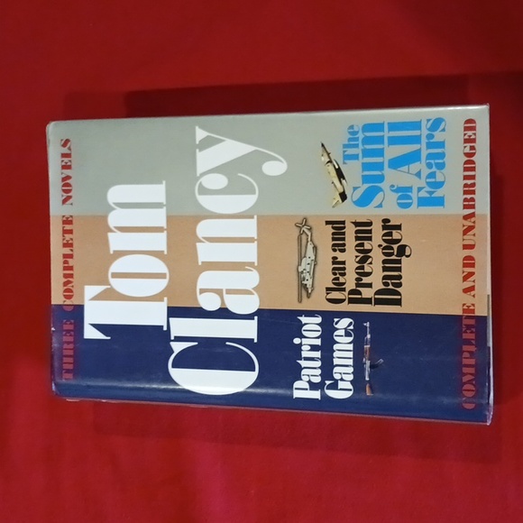 Other | 1st Edition Tom Clancy Three Complete Novels Hardcover Book ...